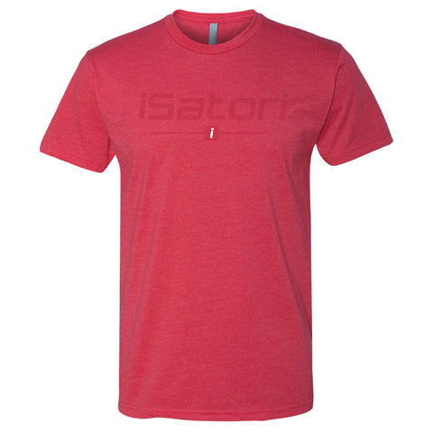 Red iSatori Logo Workout T-Shirt